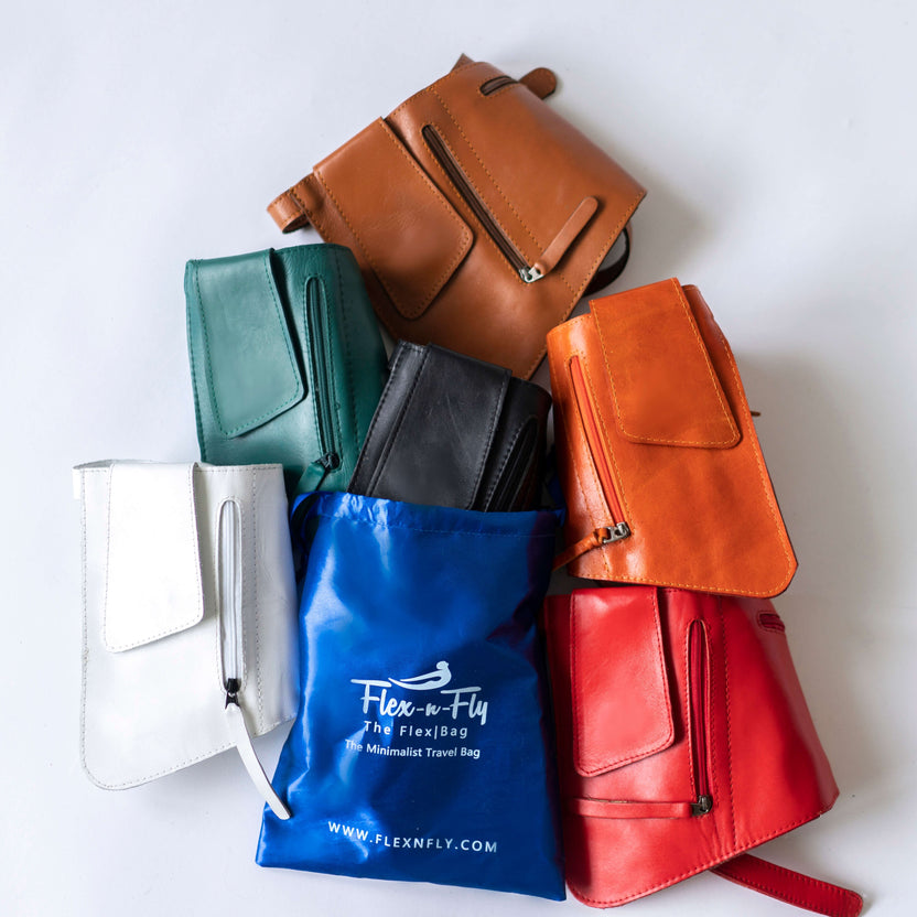 The Flex Bags Online | Anti-Theft Minimalist Travel Bag | Leather Belt ...